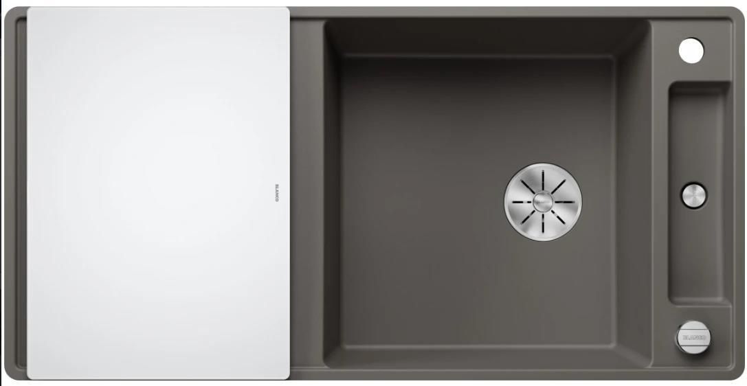 Zlewozmywak Blanco Axia III XL 6 S-F Silgranit Wulkaniczny Szary ...