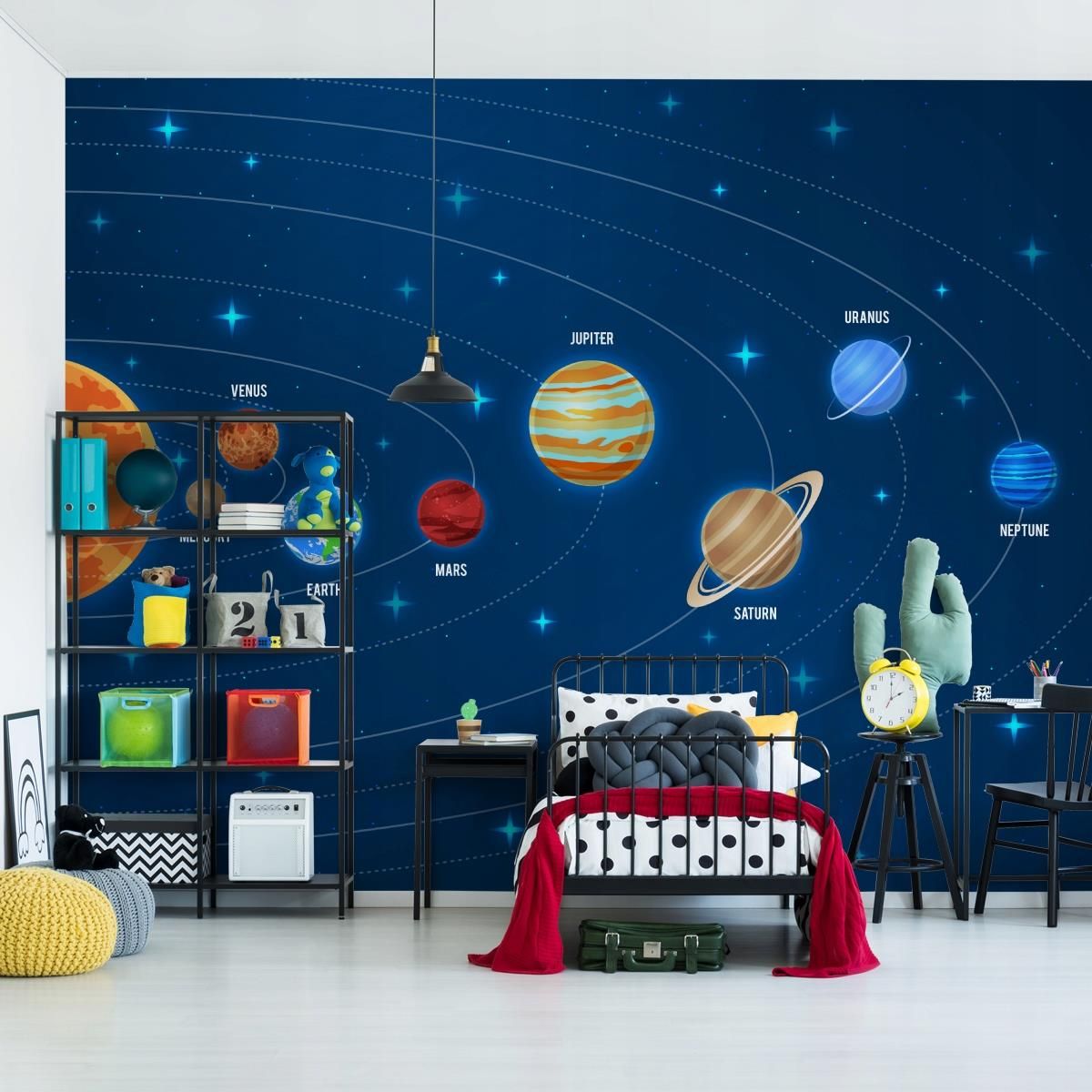 Muralo Fototapeta Planety Orbity Po Angielsku 3D 135x90 - Opinie i ceny na Ceneo.pl