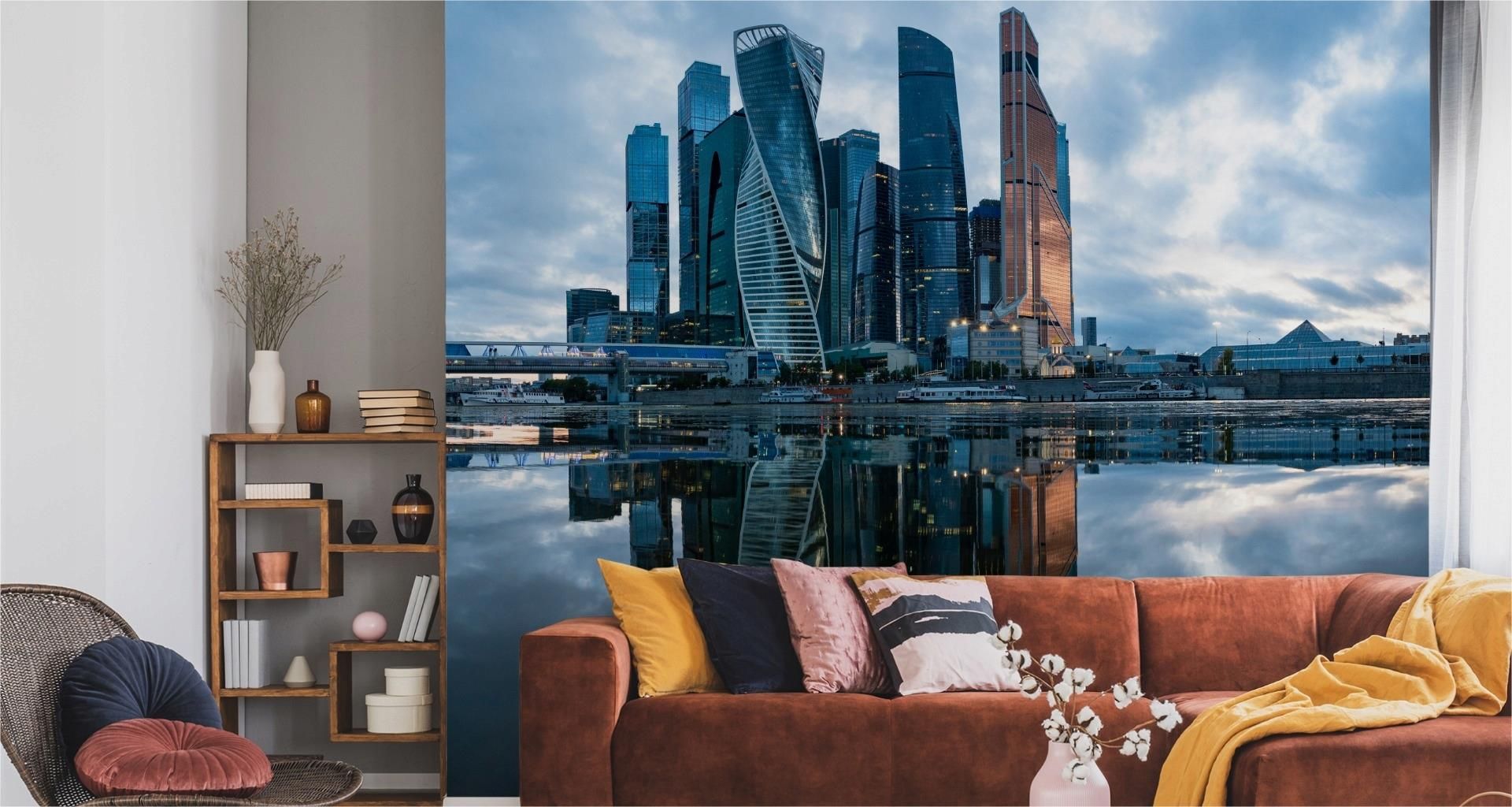 Muralo Fototapeta Moskwa Wieżowce 3D 180x120 - Opinie i ceny na Ceneo.pl