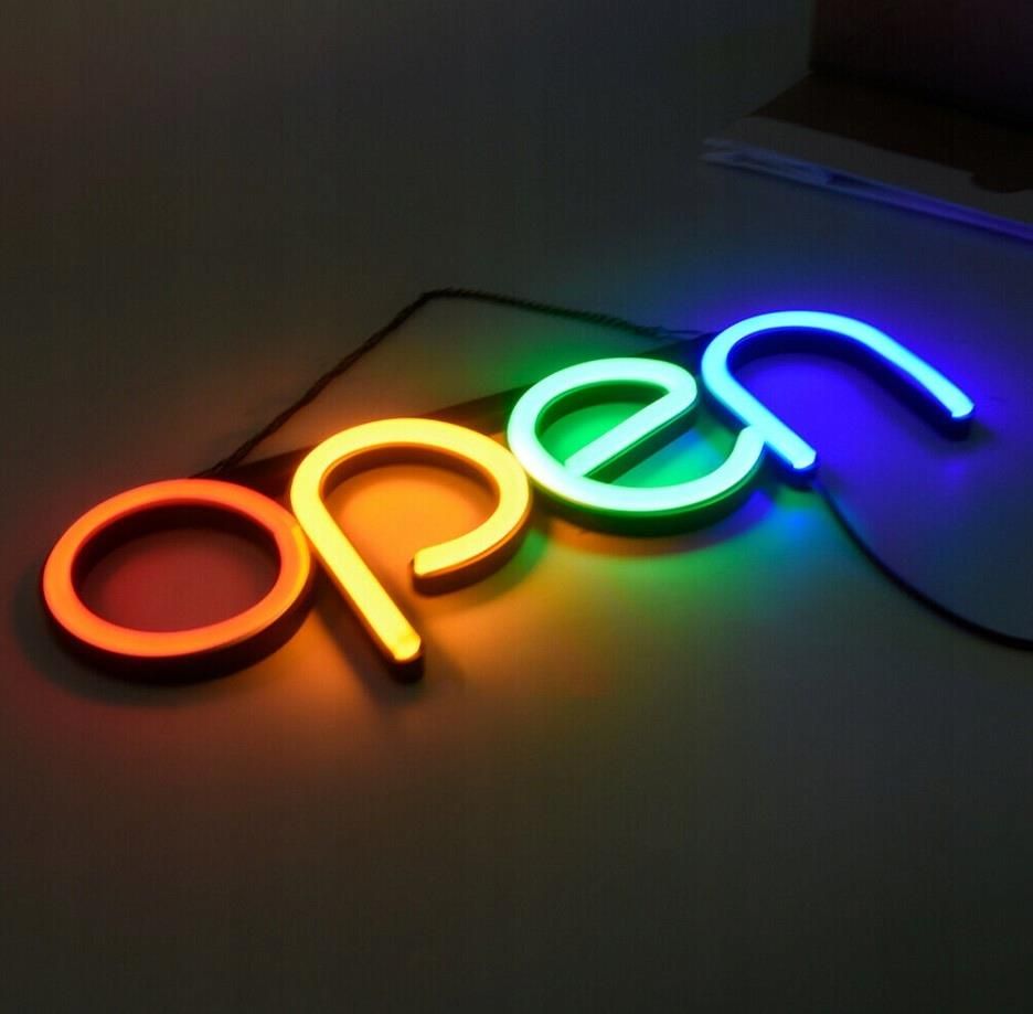 Bedde Reklama Neon Led Napis Open Color Szyld Panel - Ceny i opinie ...