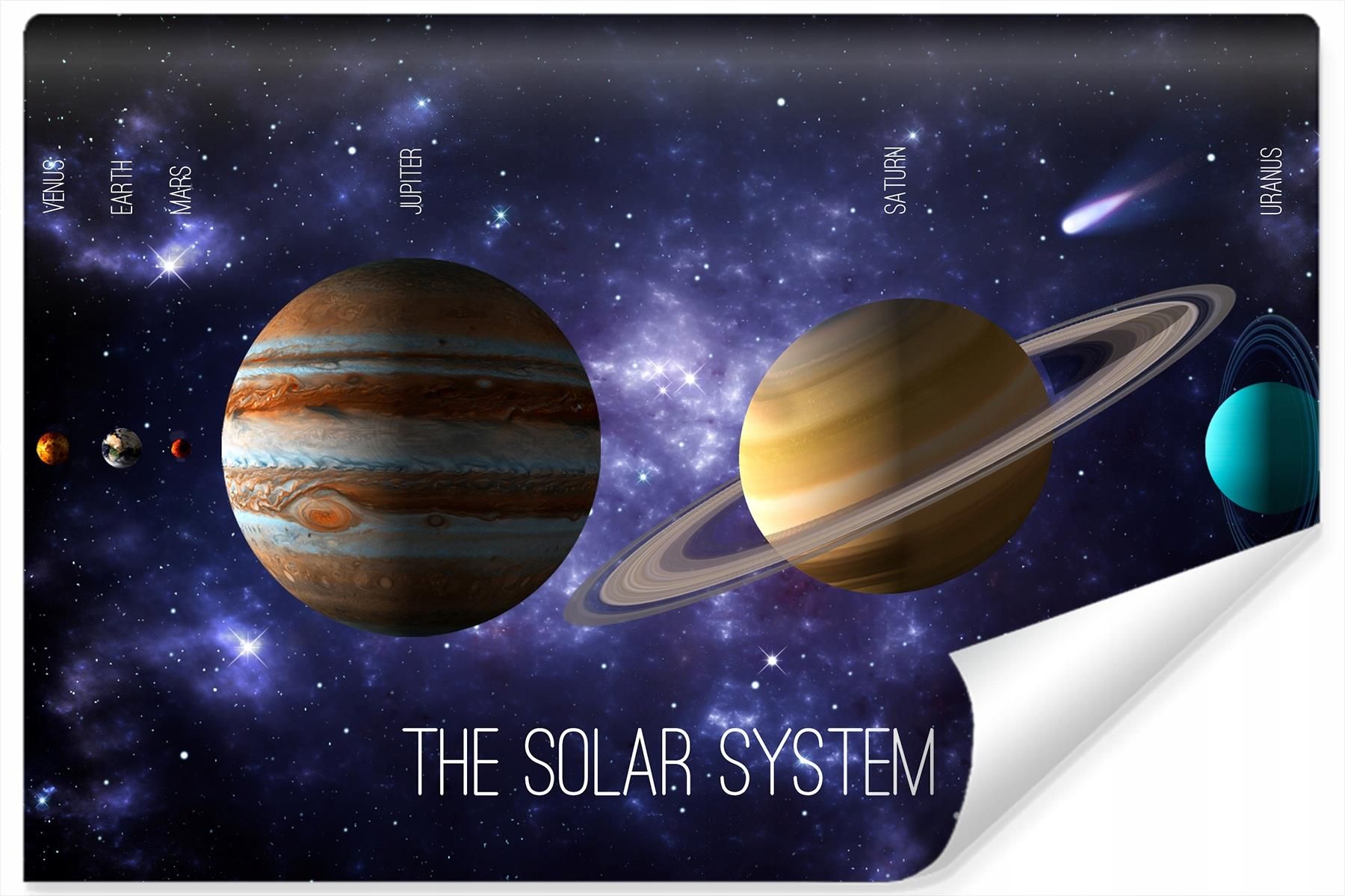 Muralo Fototapeta Układ Planet Napisy Angielski 405x270 - Opinie i ceny na Ceneo.pl