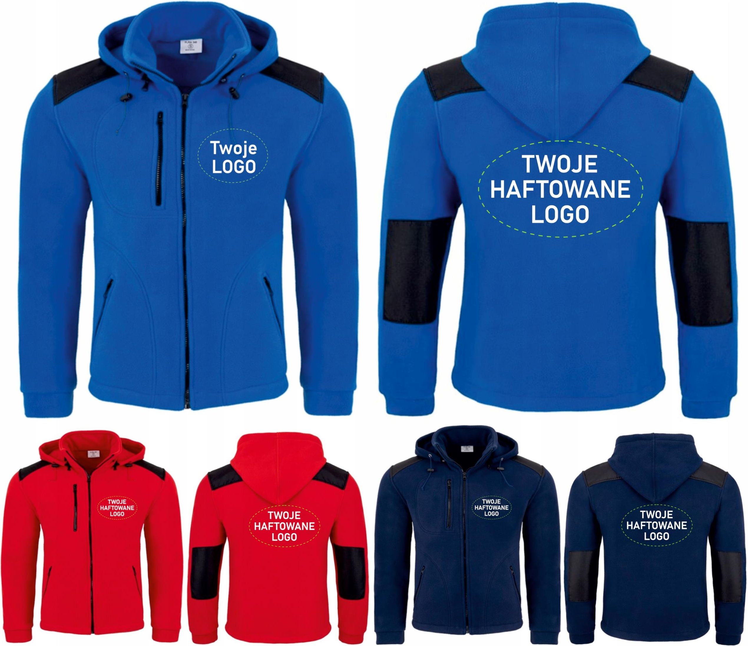 Polar Z Kapturem Haft Logo Firmy Reklama Firma - Ceny i opinie - Ceneo.pl