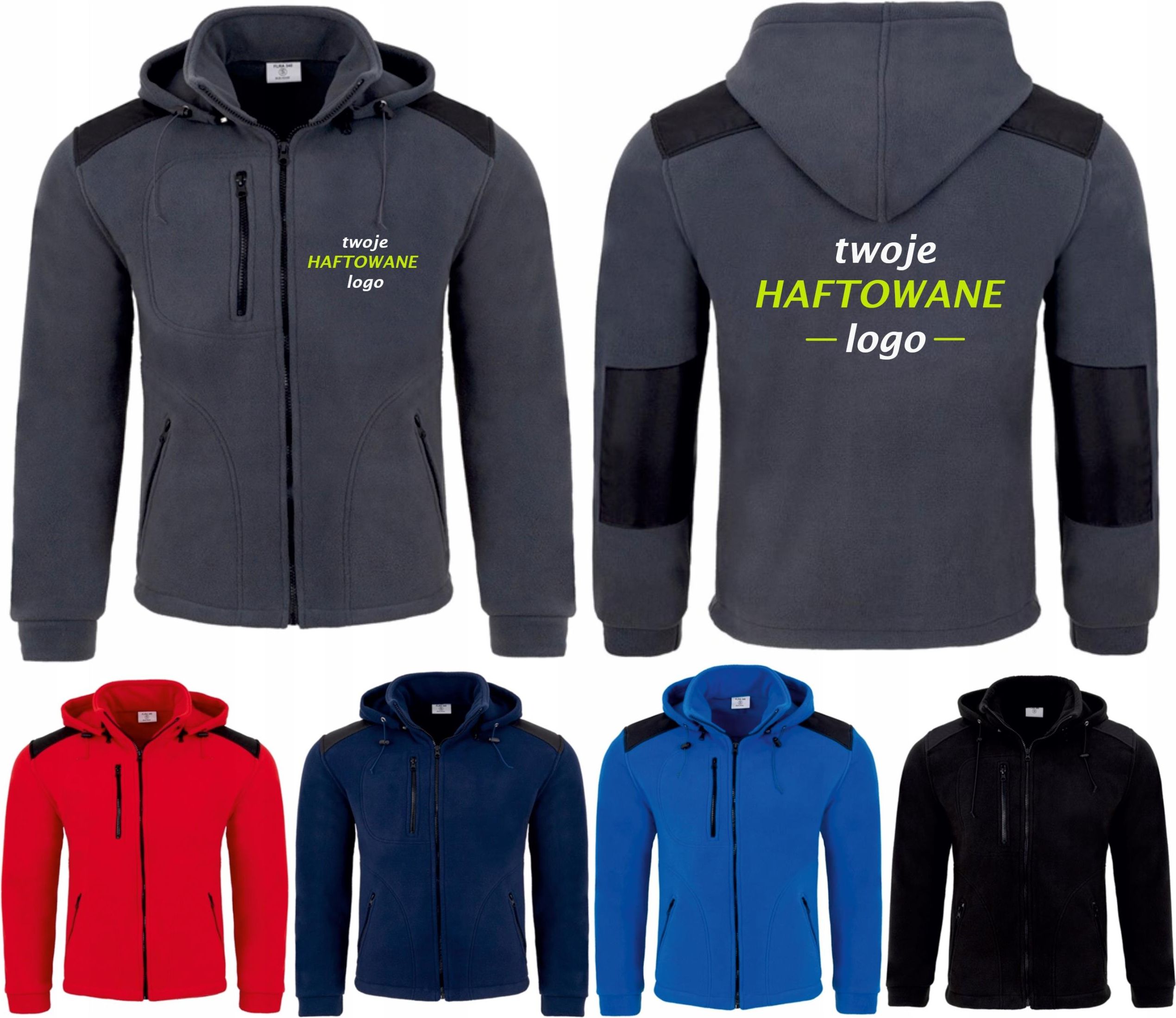 Polar Z Kapturem Haft Logo Firmy Reklama Firma - Ceny i opinie - Ceneo.pl