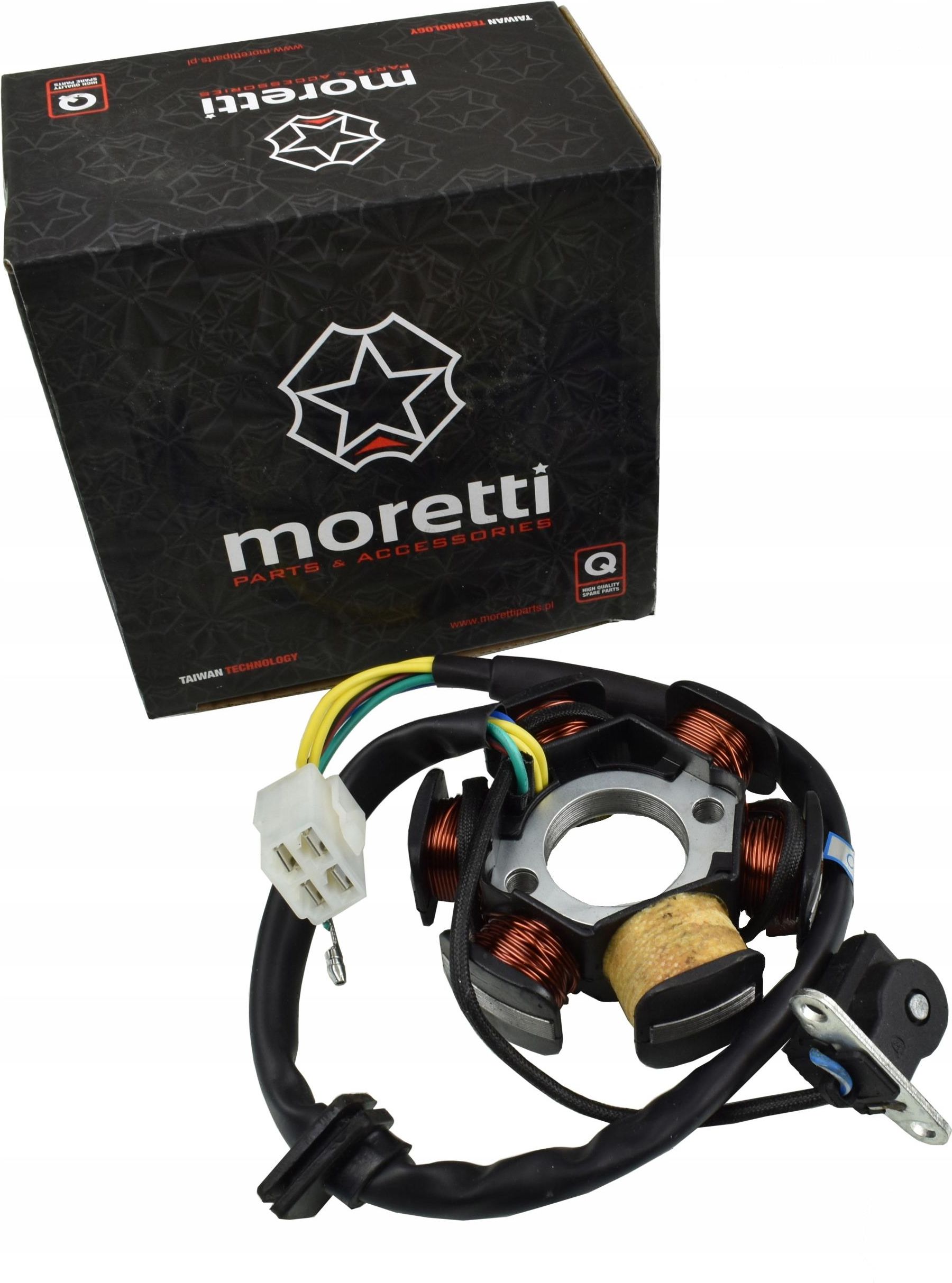 Moretti Iskrownik Stator Do Motorowerów 139Fmb/Fma 6 Cewek 75033361 ...
