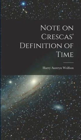 Note on Crescas' Definition of Time - Literatura obcojęzyczna - Ceny i ...