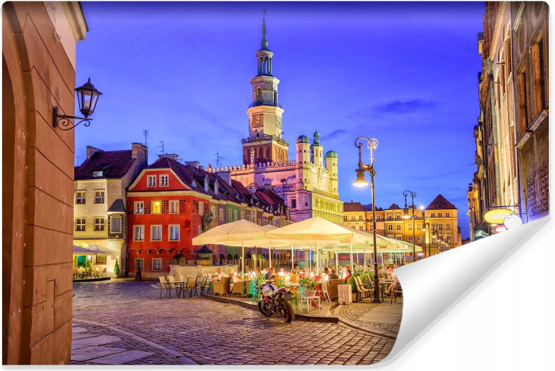Muralo Fototapeta Poznań Rynek Nocą 360x240 - Opinie i ceny na Ceneo.pl