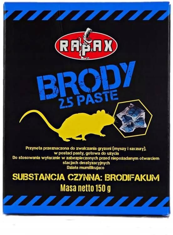 Rapax Brody Pasta 25 150G Trutka Na Mysz I Szczur - Ceny i opinie ...