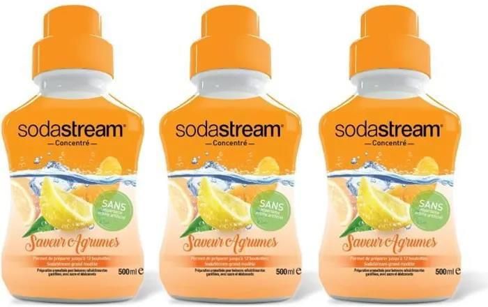Sodastream Lemoniada Koncentrat Smakowy 500ml Cytrusowy Pomaranczowy ...