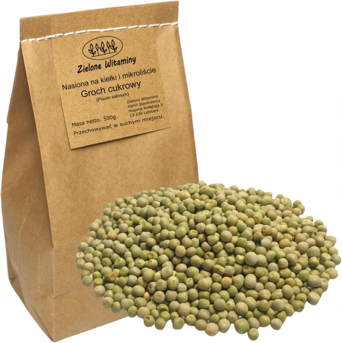Groch Cukrowy Nasiona Na Mikroliście 500G - Ceny i opinie - Ceneo.pl