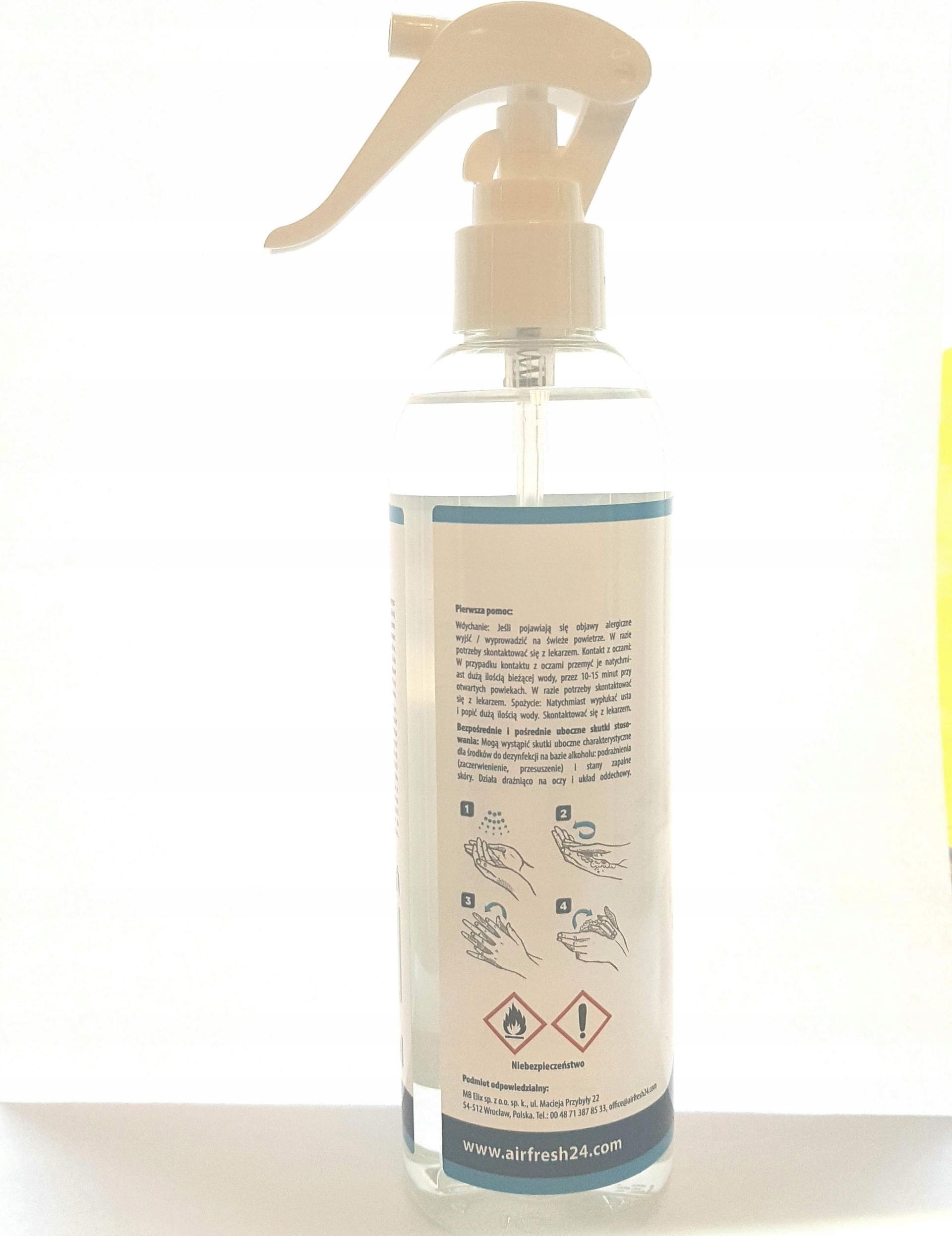 Płyn Do Dezynfekcji Rąk Dłoni Spray Atomizer 300Ml - Opinie i ceny na Ceneo.pl