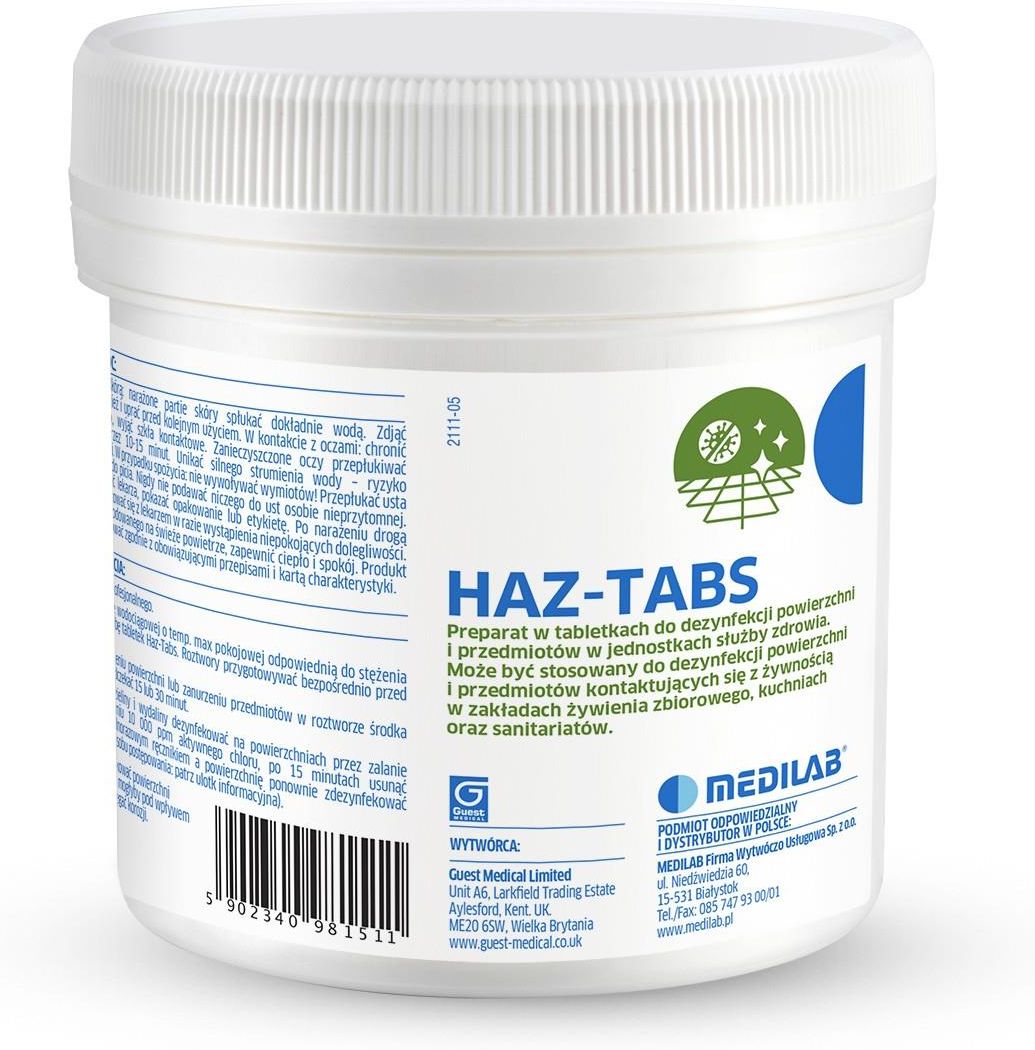 Guest Haz-Tabs Tabletki Z Chlorem Do Dezynf A100 - ceny i opinie - Ceneo.pl