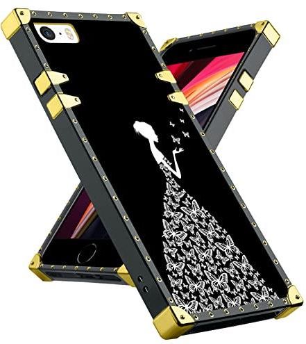 Do iPhone 7/8/Se2 Square Edge Phone Case Angel 7 Elastyczne Etui ...