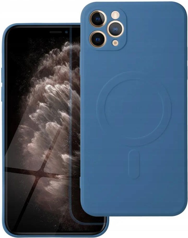 Silicone Mag Cover Case For iPhone 11 Pro Max Blue - Etui na telefon ...