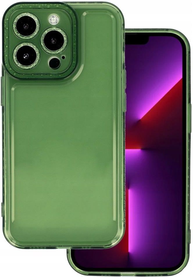 Crystal Diamond 2mm Case Do iPhone 13 Pro Max Ziel - Etui na telefon ...
