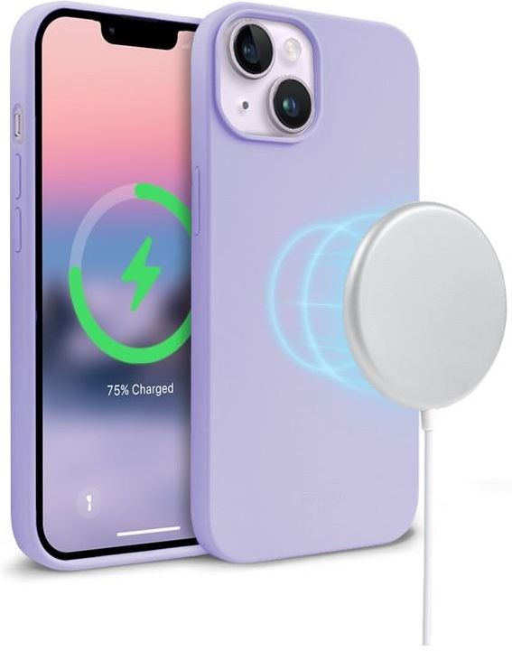 Crong Color Cover Magnetic - Etui iPhone 14 Magsafe Fioletowy Crg-Colrm ...
