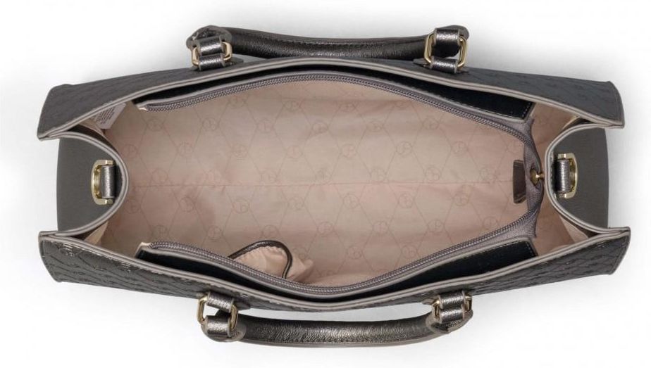 Stalowa shopperka z recyclingu Nobo z wytłoczonym monogramem - Ceny i opinie - Ceneo.pl