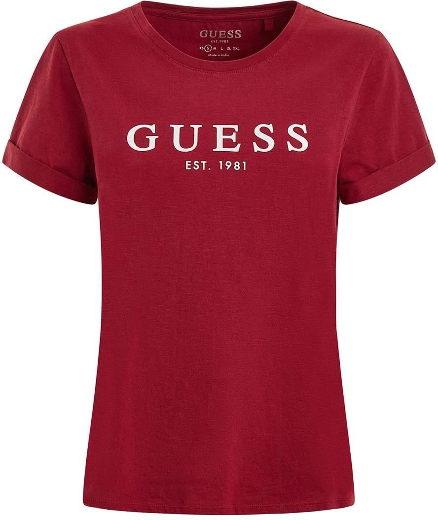 Damska Koszulka z krótkim rękawem Guess ES SS Guess 1981 Roll Cuff Tee W2Bi68K8G01-G5B7 ...