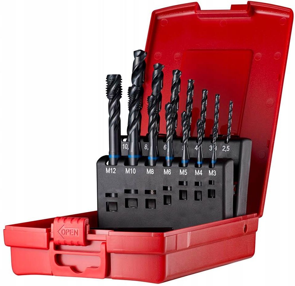 Dormer Zestaw Gwintowników M3-M12 Inox I Wierteł L114305_Set - Opinie i ceny na Ceneo.pl