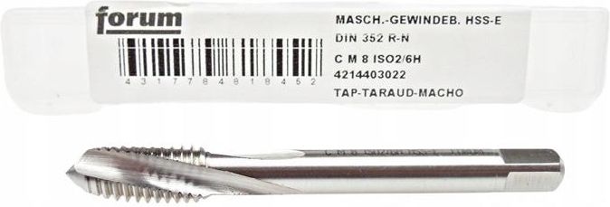 Forum Gwintownik Maszynowy Krótki M8C Hss-E 4214403022 - Opinie i ceny na Ceneo.pl
