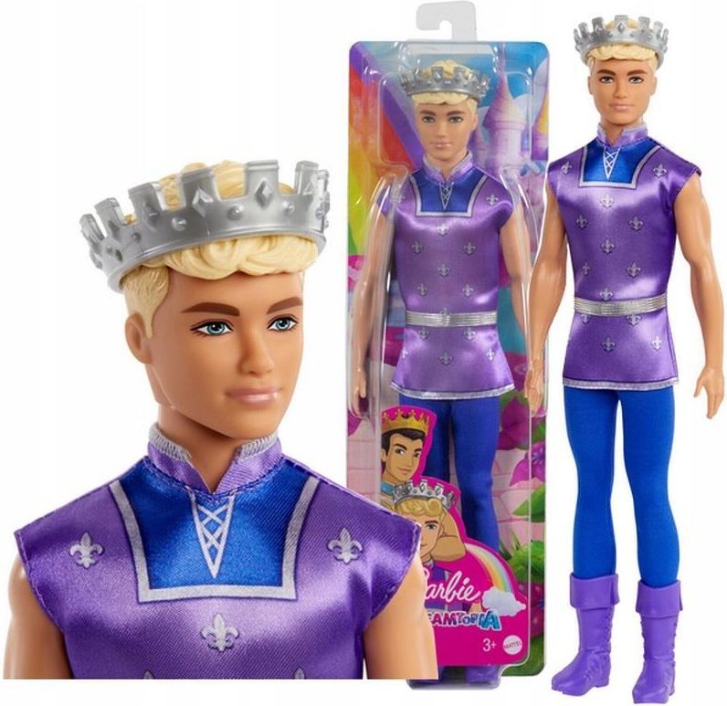 Lalka Barbie Królewski Ken blondyn HLC21 HLC23 - Ceny i opinie - Ceneo.pl