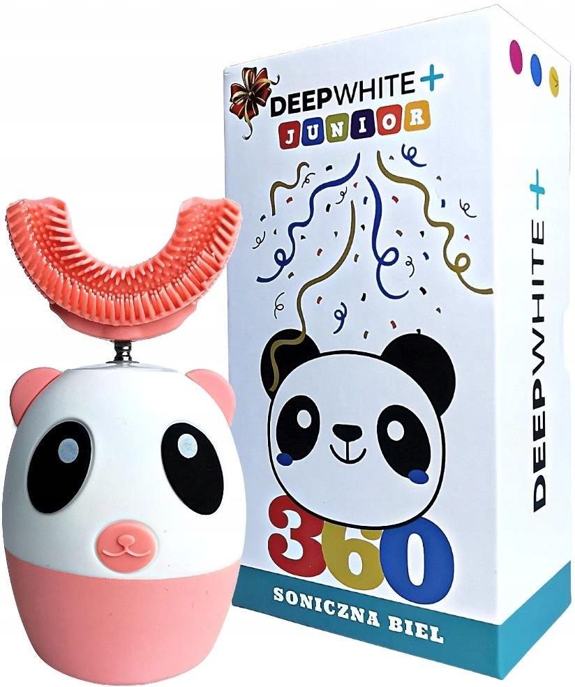 Szczoteczka elektryczna DeepWhite Junior 360 Różowy - Opinie i ceny na Ceneo.pl
