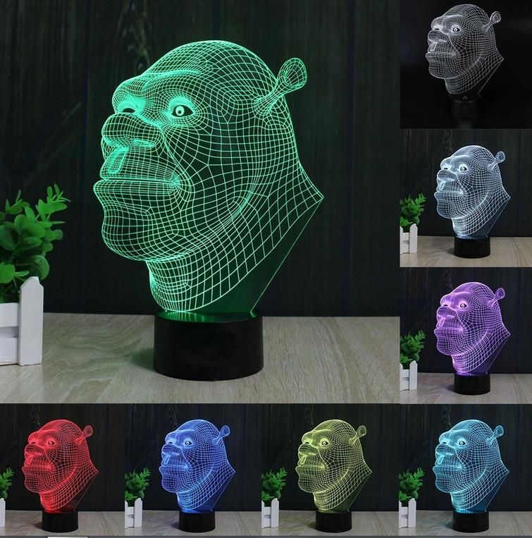 Lampa 3D Led Shrek Film Nocna - Opinie i atrakcyjne ceny na Ceneo.pl