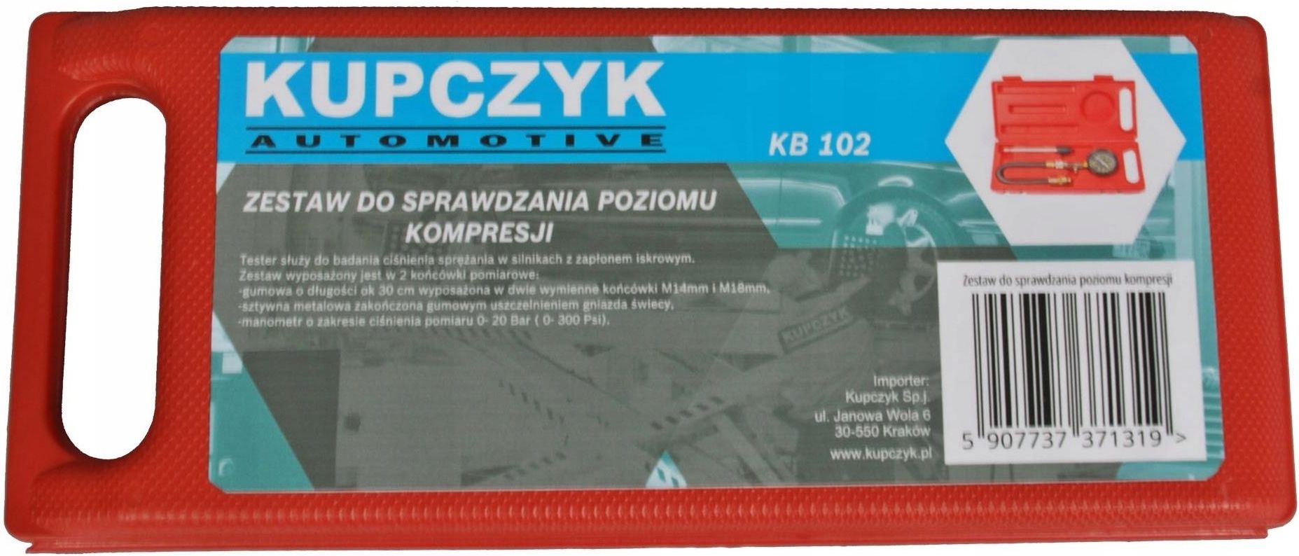 Kupczyk Zestaw Do Sprawdzania Poziomu Kompresji Kb102 - Opinie i ceny ...