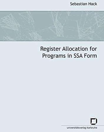 Register allocation for programs in SSA form - Literatura obcojęzyczna - Ceny i opinie - Ceneo.pl