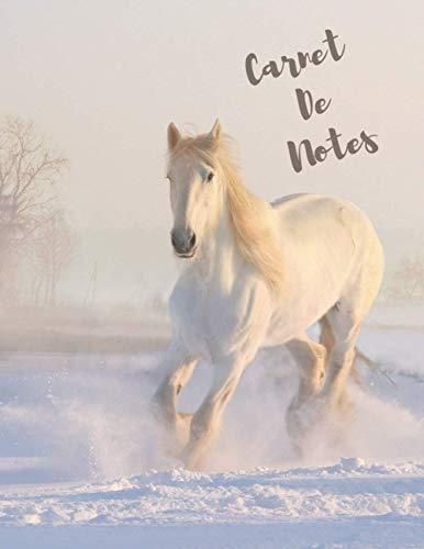 Carnet de notes: cheval Carnet de notes ligné, cahier d'écriture ...