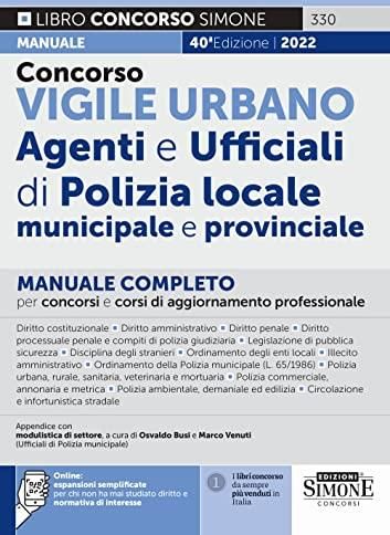 Concorso vigile urbano. Agenti e ufficiali di polizia locale ...