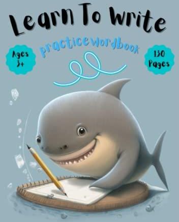 Learn to write with the little shark - Handwriting Workbook For Kids ...