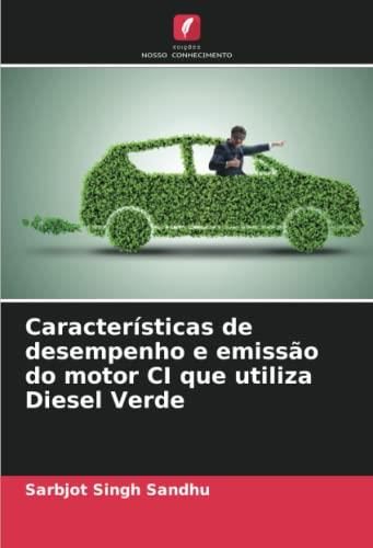 Características de desempenho e emissão do motor CI que utiliza Diesel ...