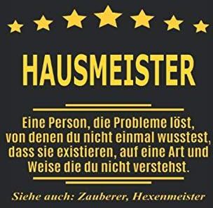 Hausmeister Eine Person, die Probleme löst, von denen du nicht einmal ...