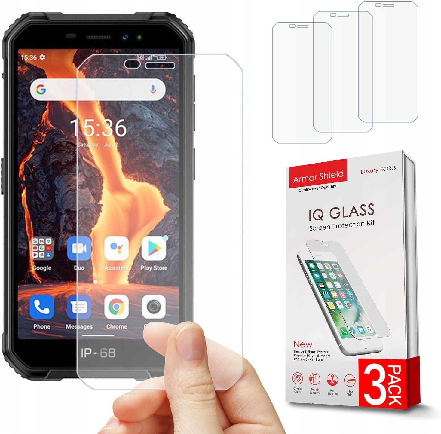 3Szt Pancerne Szkło Do Ulefone Armor X6 Pro - Opinie i ceny na Ceneo.pl
