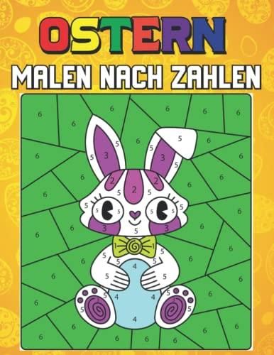 Ostern Malen nach Zahlen: Spaß Ostern Kinder Farbe durch Zahlen Malen ...