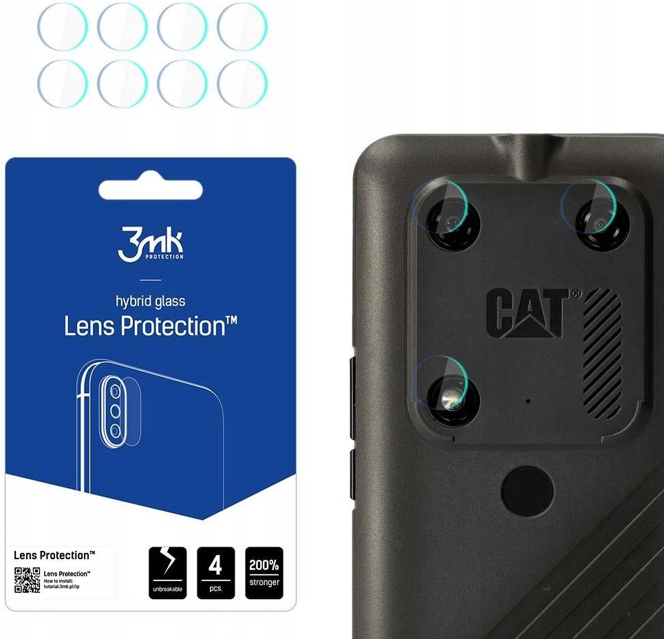 4X Szkło Na Obiektyw Cat S53 3Mk Lens Protect - Opinie i ceny na Ceneo.pl