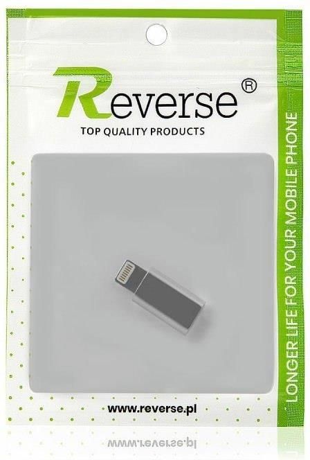 Adapter Reverse Micro/Lightning Srebrny - Etui na telefon, ceny i ...