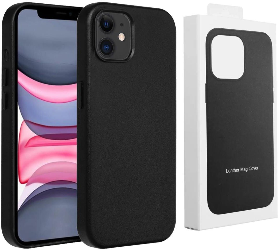 Supero Leather Magsafe Cover Iphone 12/12 Pro Black - Etui na telefon ...