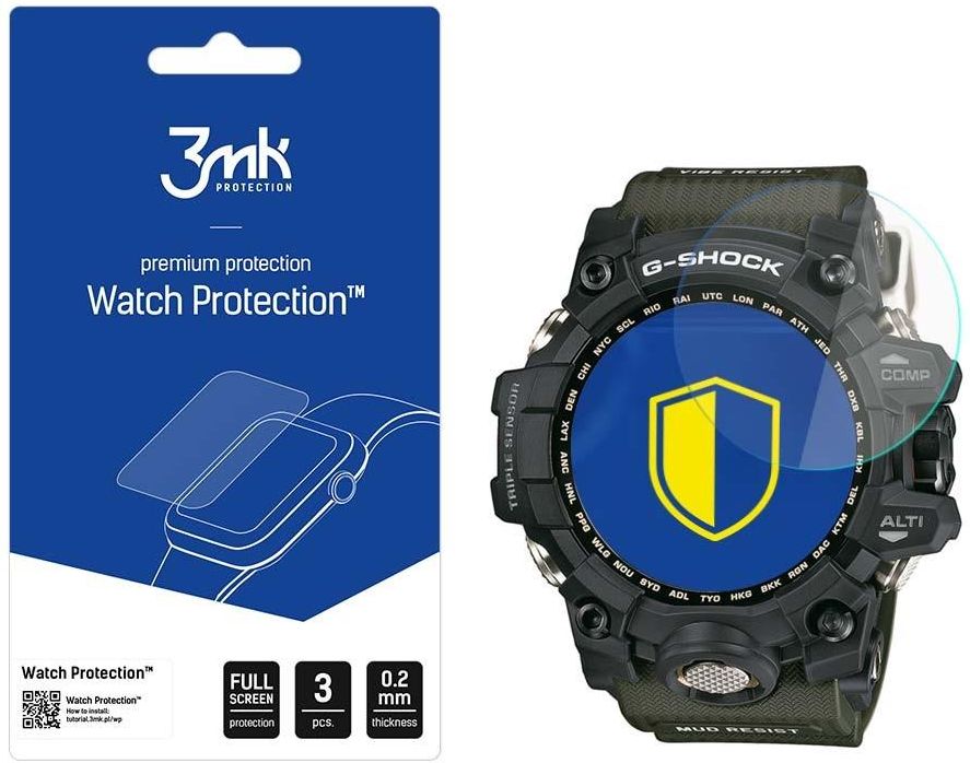 Casio Gshock Mudmaster 3Mk Watch Protection V. Flexibleglass Lite ...