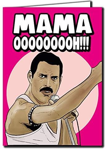 Cheeky Chops Królowa Freddie Mercury Mama Ooooooh!!! Karta Dzień Matki ...