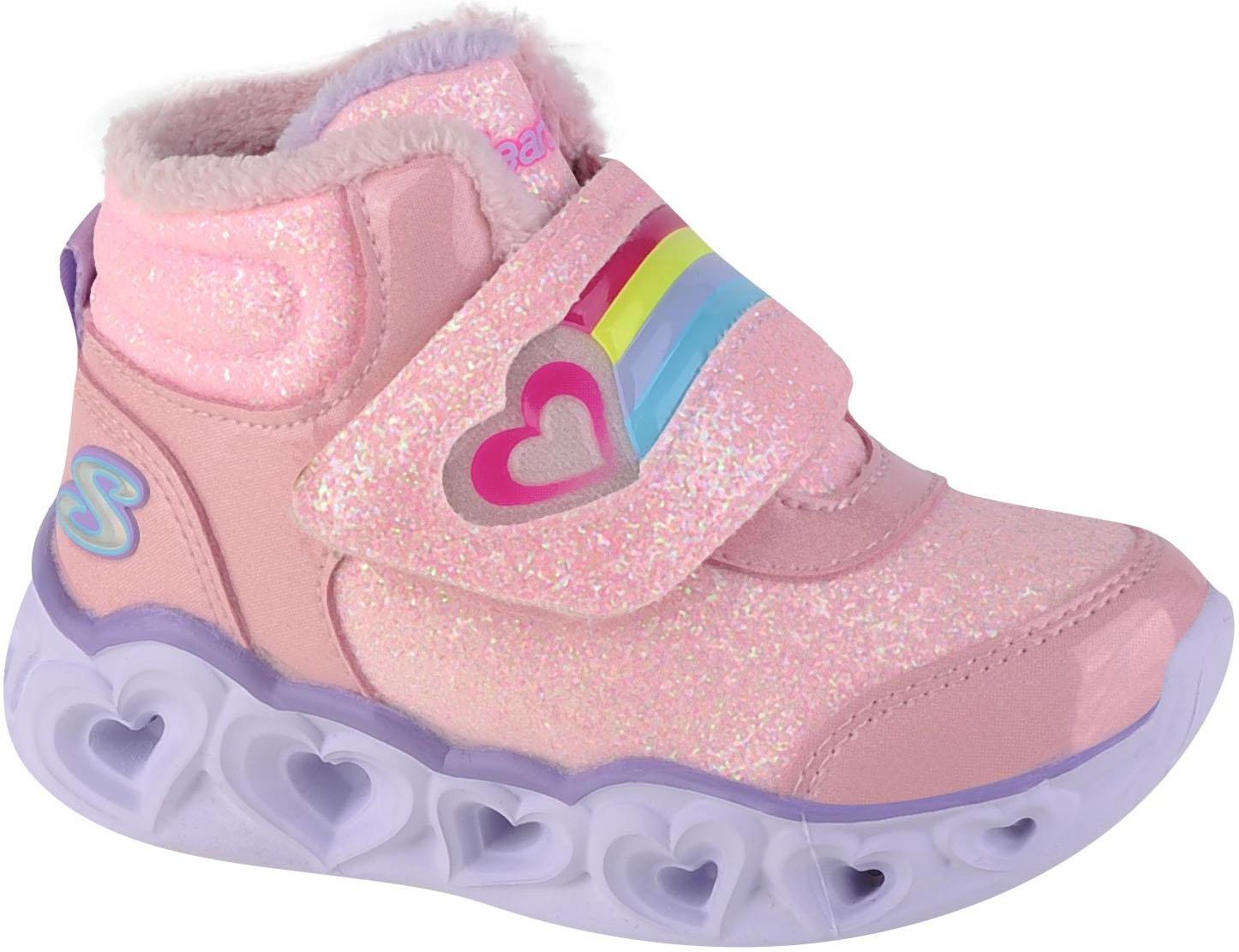 Buty sportowe dziecięce Skechers Heart Lights - Brilliant Rainbow ...