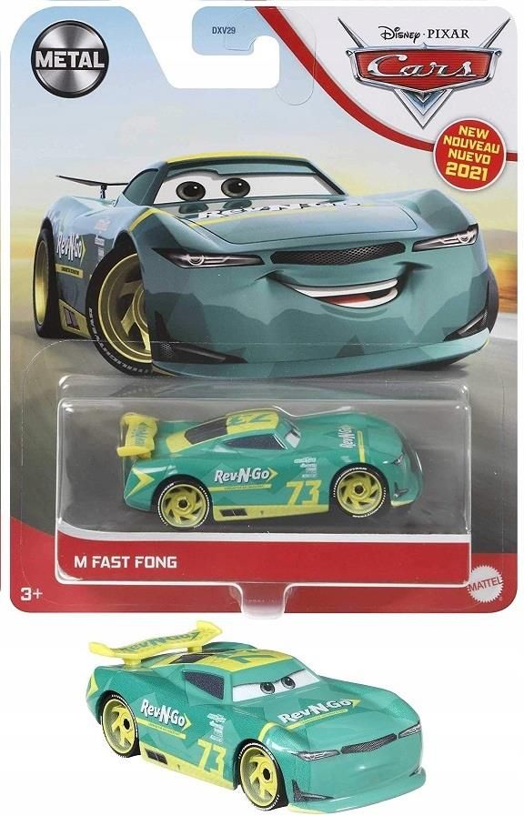 Disney M Fast Fong 73 Rev-N-Go Pixar Auta Cars - Ceny i opinie - Ceneo.pl