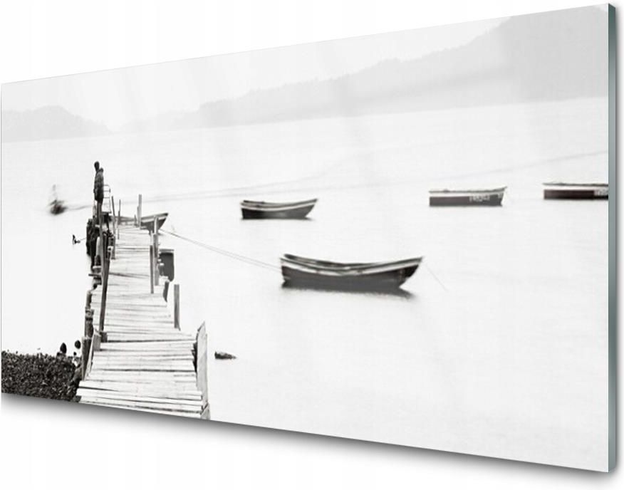 Tulup Panel Szklany Dekor Most Łódki 140x70 PLPK140X70NN40129852 ...