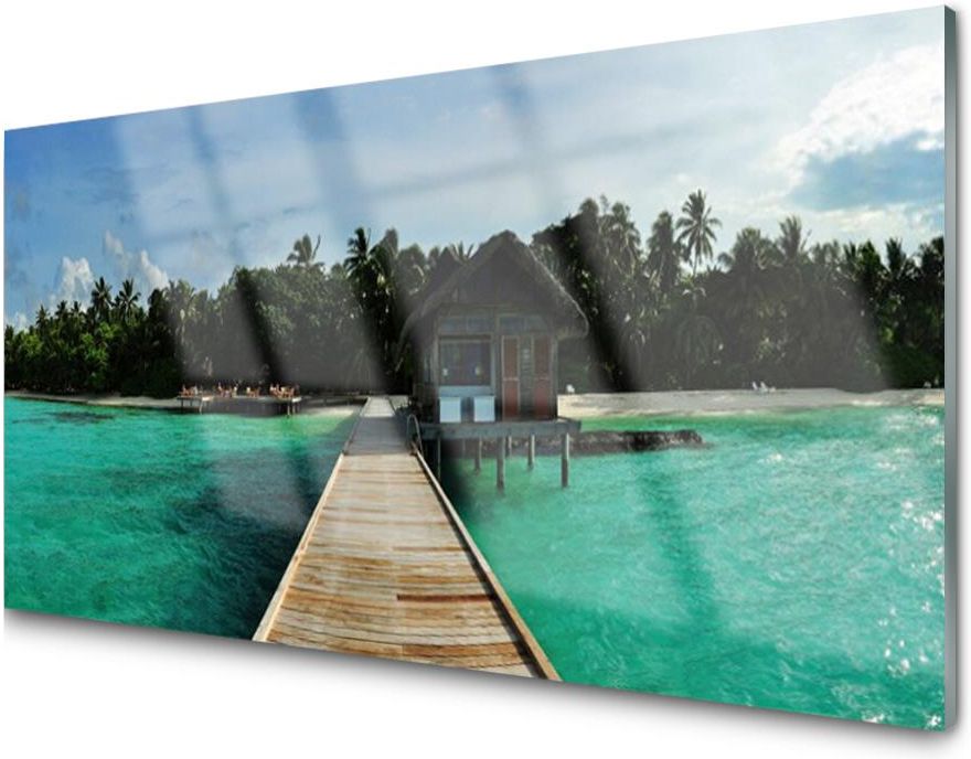 Tulup Panel Szklany Dekor Morze Most 120x60 PLPK120X60NN28186944 ...