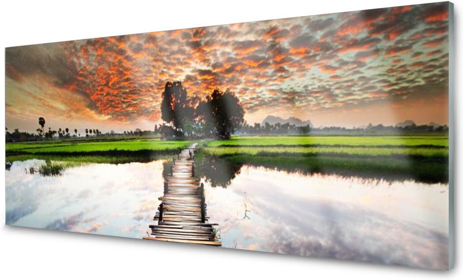 Coloray Panel Szklany Dekor Most Jezioro 140x70 PLPK140X70NN32897630 ...