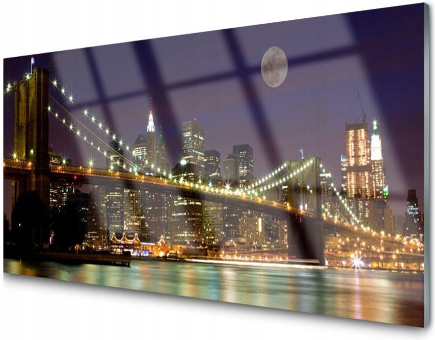 Tulup Panel Szklany Dekor Most Płytka 140x70 PLPK140X70NN41535373 ...