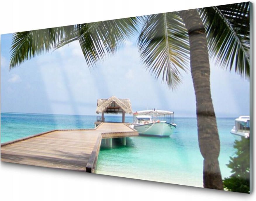 Tulup Panel Szklany Dekor Most Morze 120x60 PLPK120X60NN40740214 ...