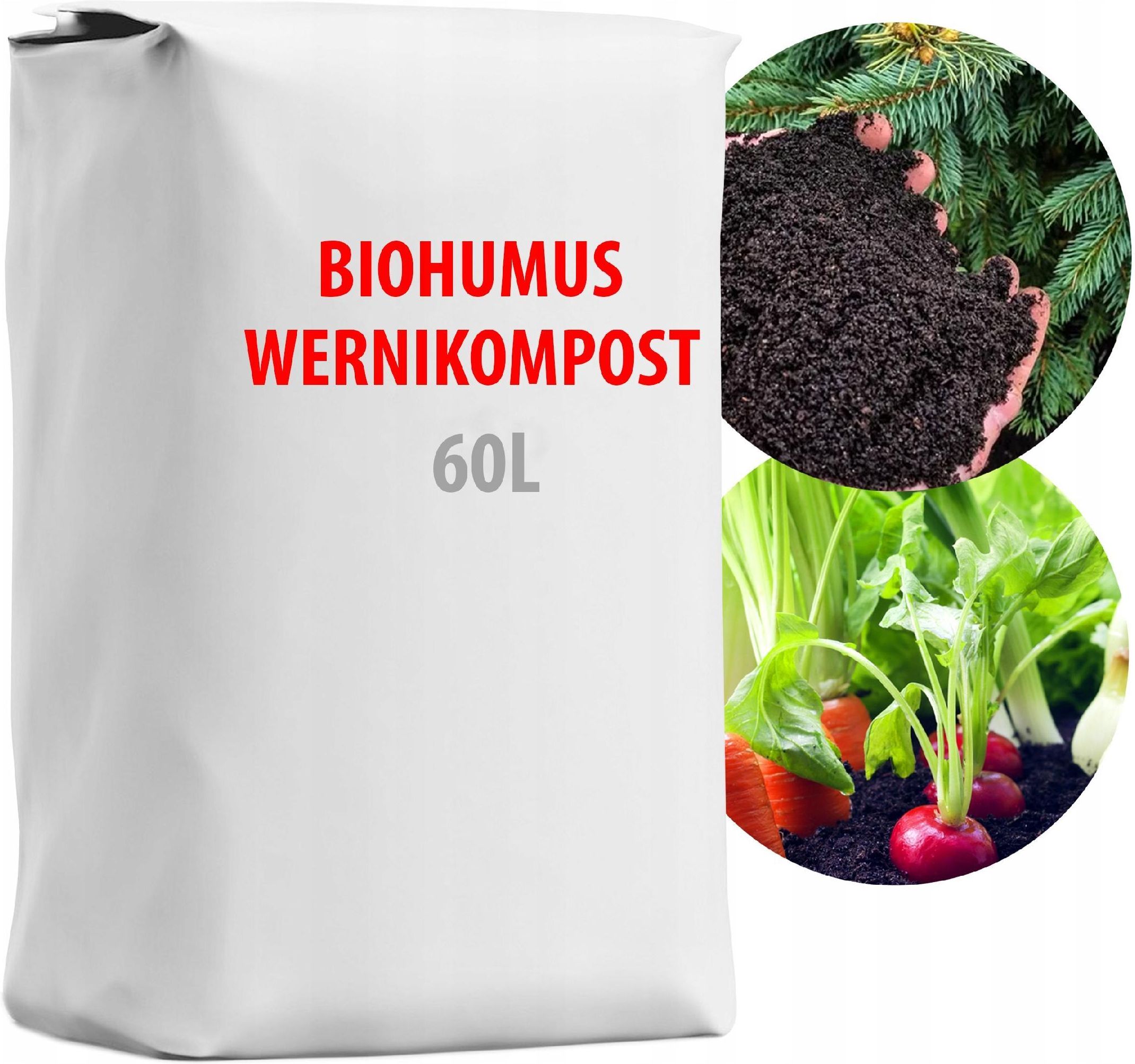 Ziemia Torf Humus Biohumus Od Dżdżownic 60L - Ceny i opinie - Ceneo.pl