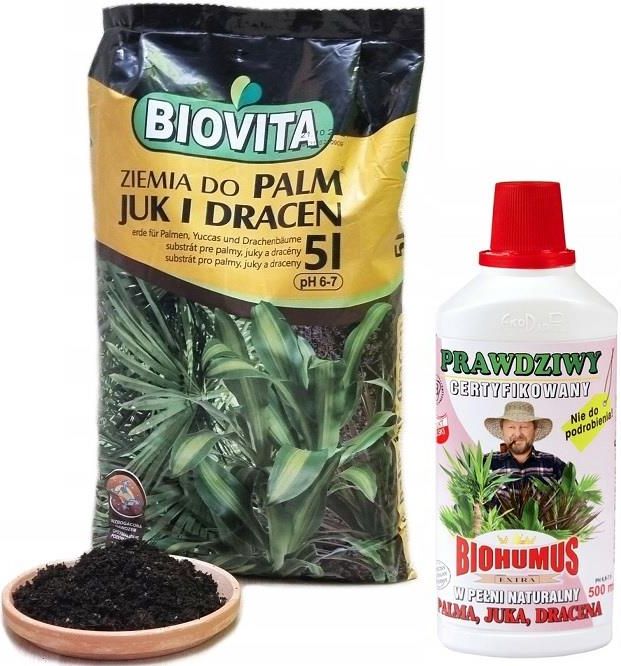 Ziemia Do Palm Juk 5L Nawóz Ekologiczny Biohumus - Ceny i opinie - Ceneo.pl