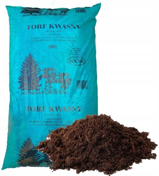 Torf Kwaśny Pulchny 80L Podłoże Ziemia Ph 3,5-4,5 - Ceny i opinie ...